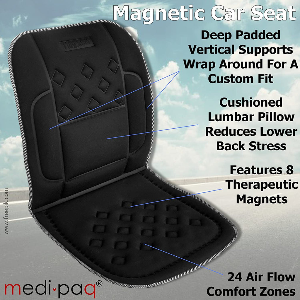 Medipaq® Magnetic Orthopaedic Car Seat Cushion – OrthoCushion