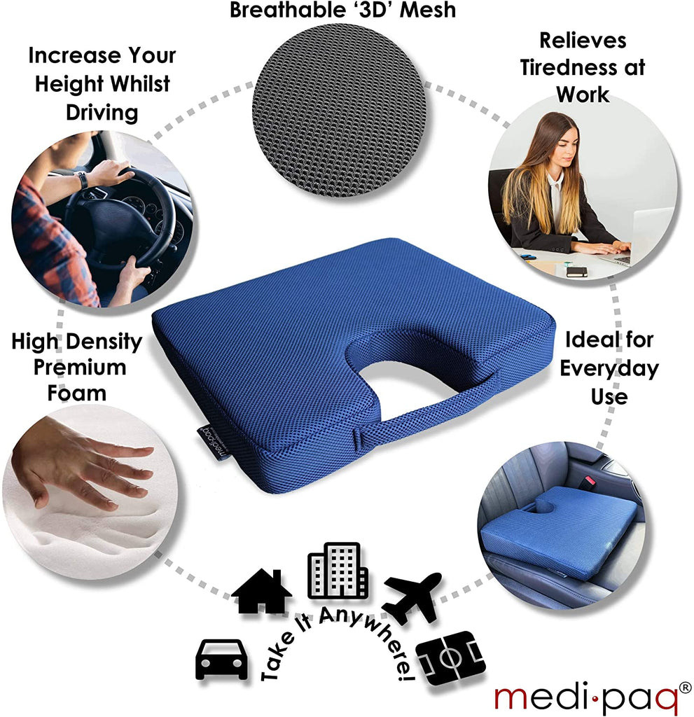 Medipaq® Memory Foam Lumbar Support Wedge Cushion – OrthoCushion