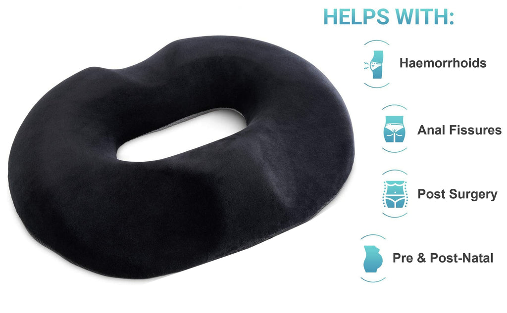 Medipaq® Bounce Back Memory Foam Donut Ring Cushion – OrthoCushion