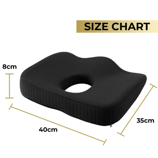 Medipaq® Luxury Orthopaedic Coccyx Support Seat Cushion – OrthoCushion