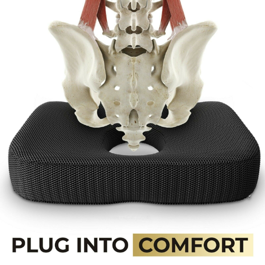 Medipaq® Luxury Orthopaedic Coccyx Support Seat Cushion – OrthoCushion